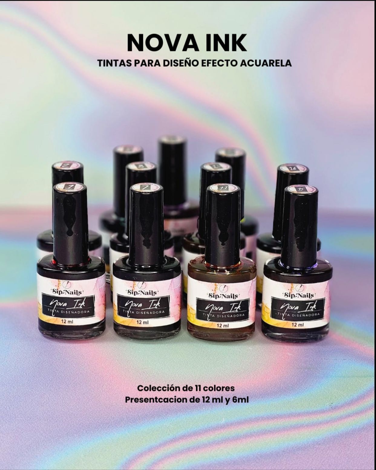 TINTAS PARA DISEÑO NOVA INK - SIP NAILS – Nagelshop