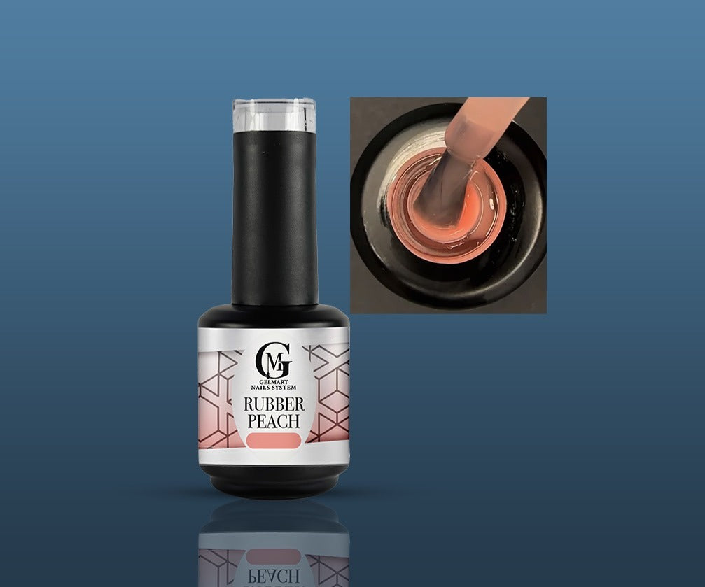 RUBBER BASE COLOR PEACH - GELMART NAILS SISTEMS – Nagelshop